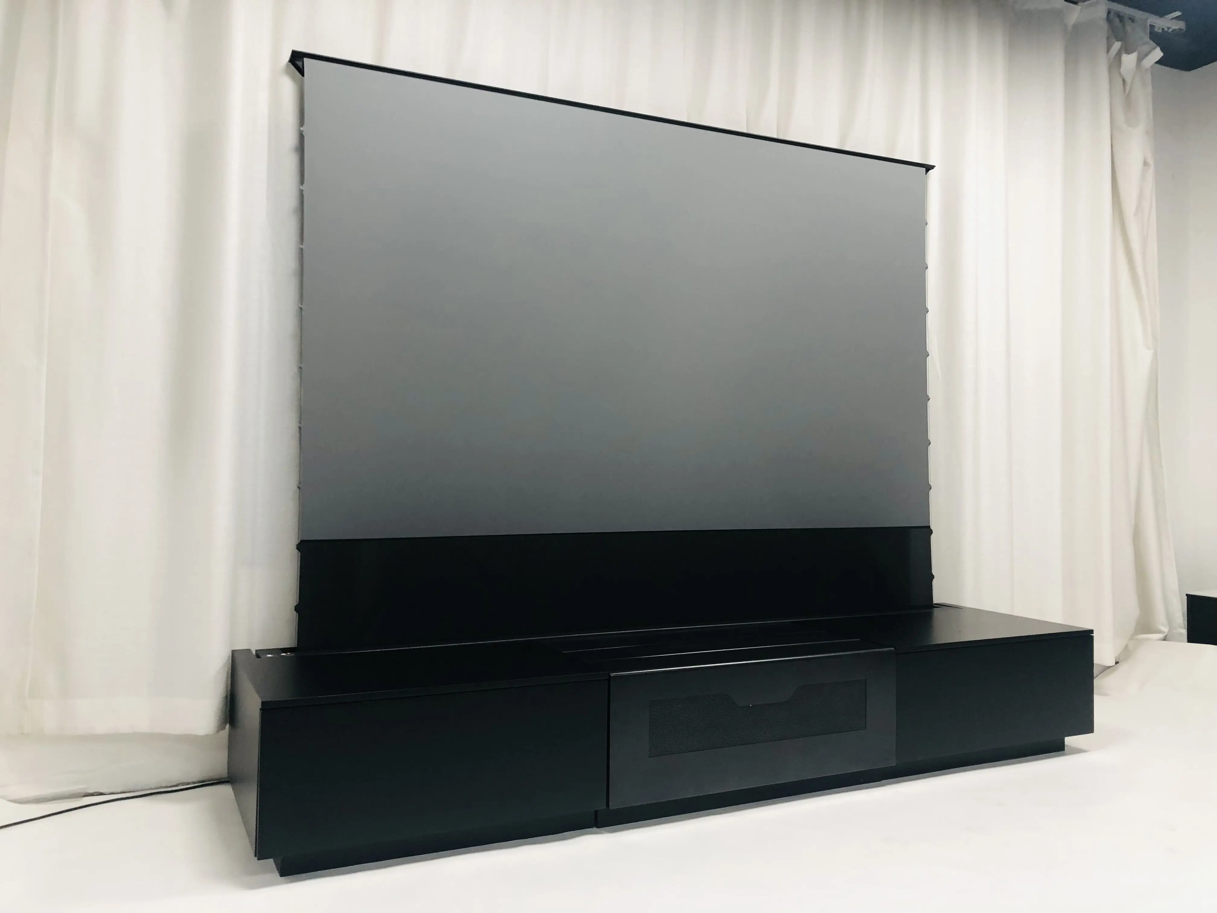 All-inclusive UST Projector Cabinet - Electric Smart Laser TV Integration