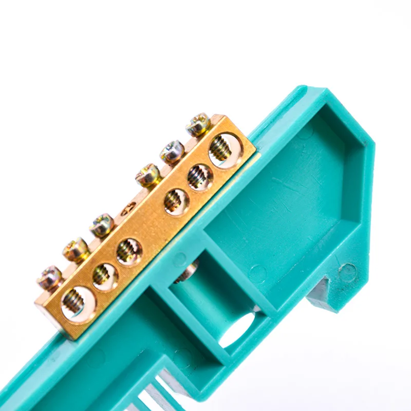 Din Rail Screw Clamp Terminal Block Feed Through Screw Terminal Blocks ...
