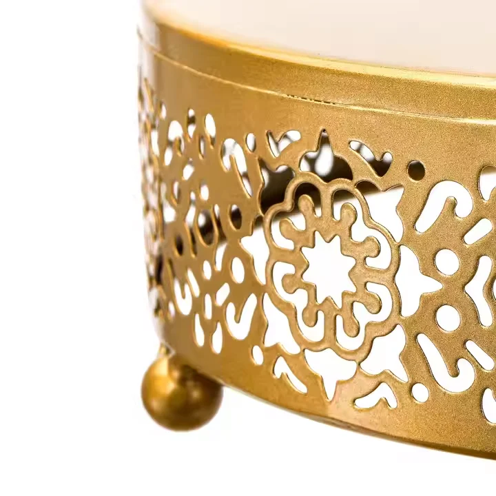 Modern Design 3 Tier Buffet Display Stand Gold Wedding Cake Stand For ...