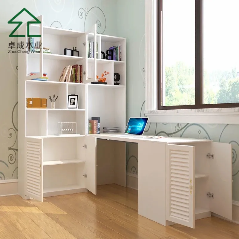 Shandong factory directly computer desk, book shelf bookcase, study ...