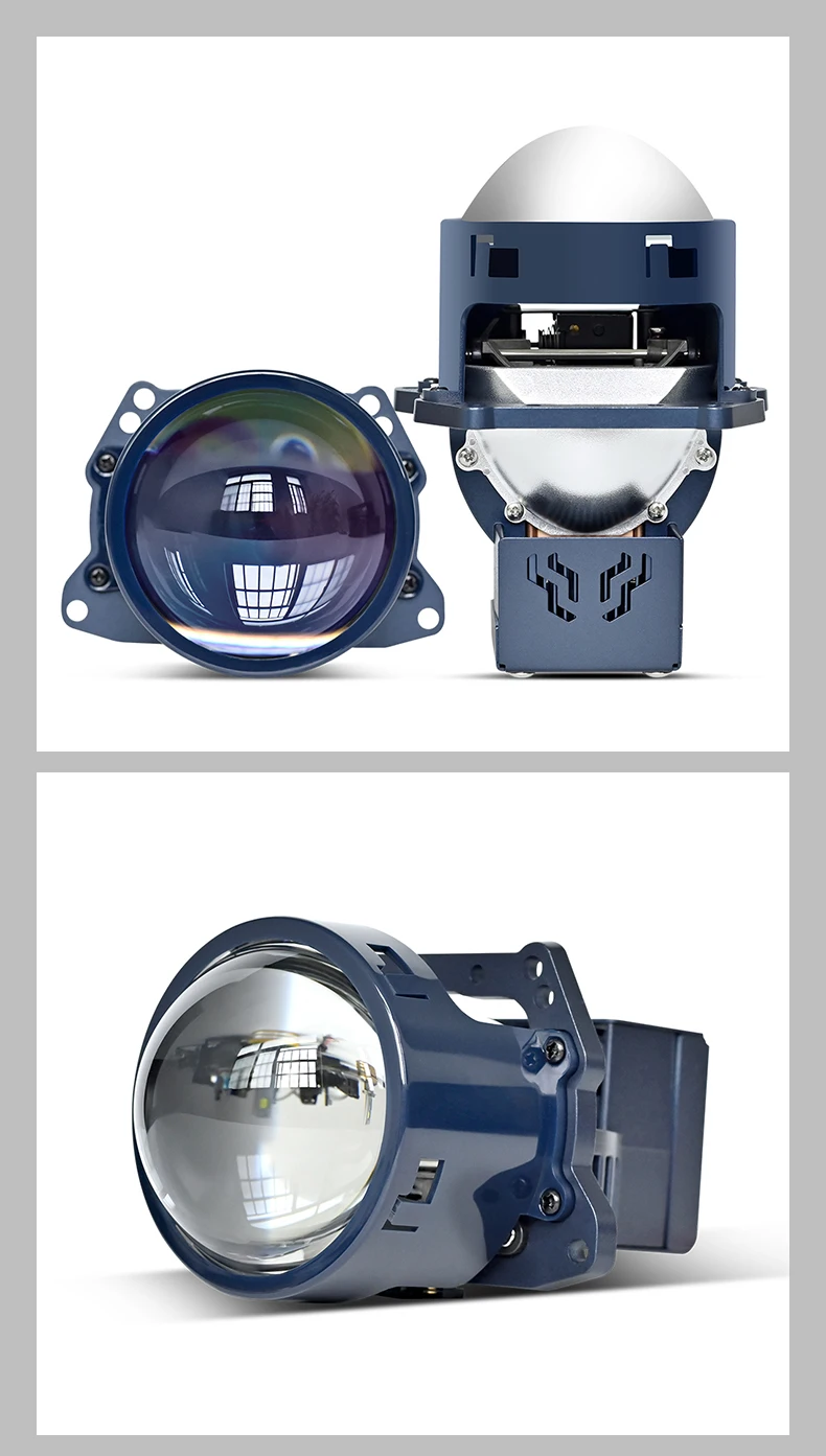 High Quality 75W LED Headlights Lenses 3.0inch Bi Led Projector Lens ...