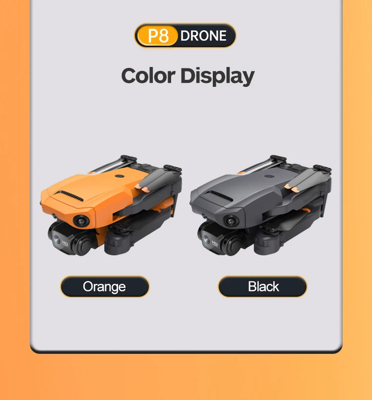 P8 Drone 8k With Esc Hd Dual Camera 4k 5g Wifi Fpv 360 Full Obstacle ...