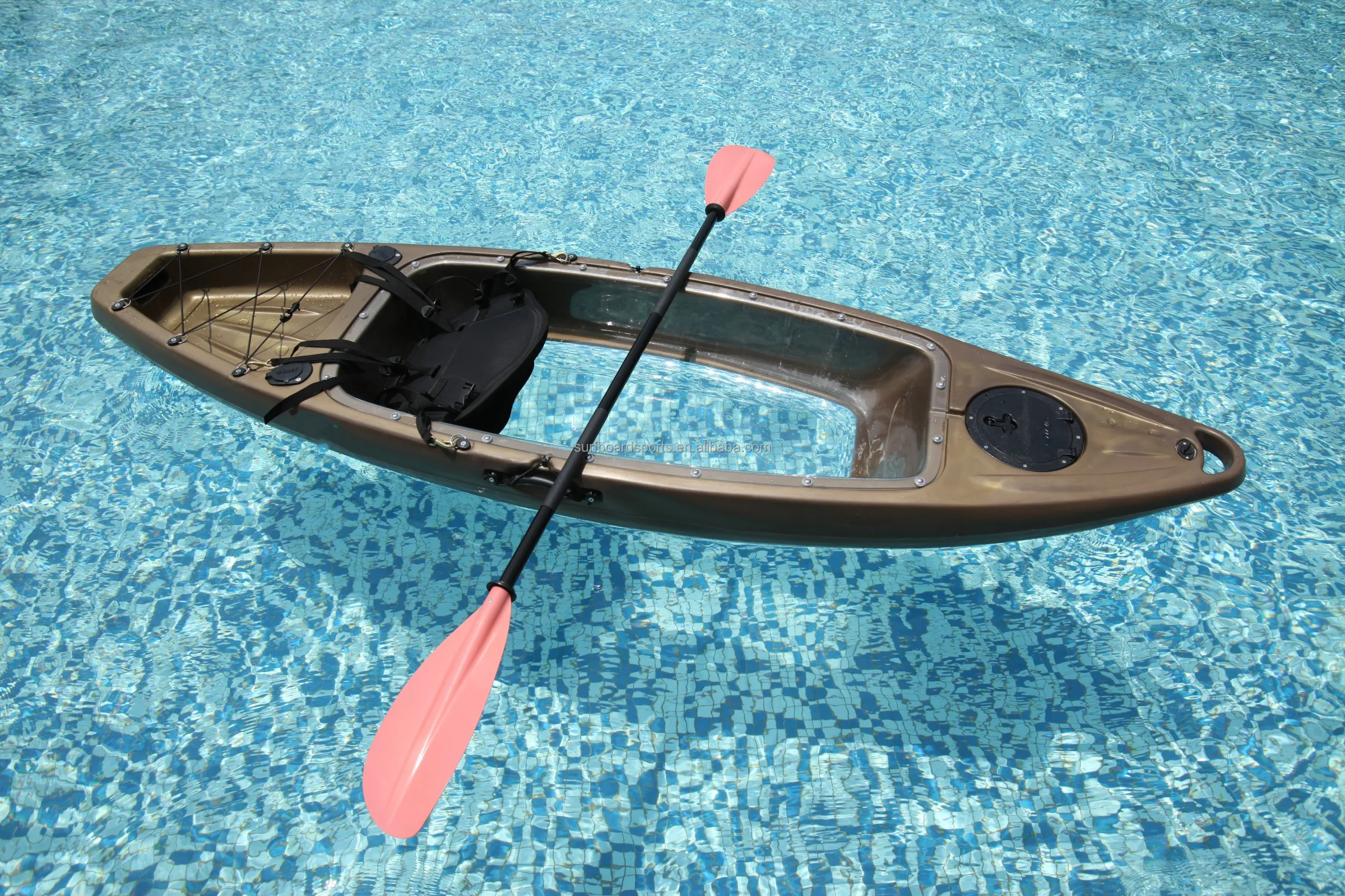 High Performance Clear Bottom Boat - Stability & Handling