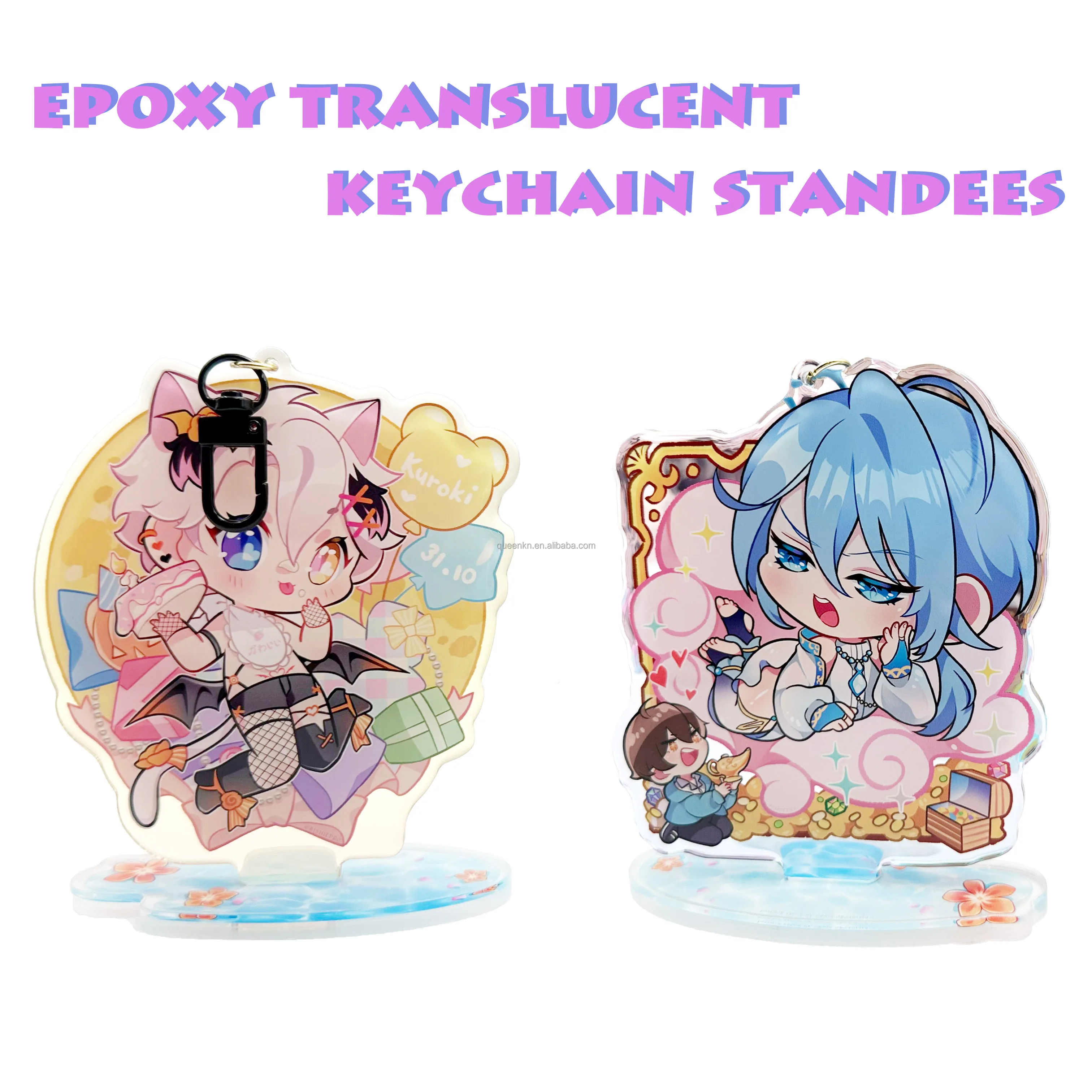 New Arrival Custom Acrylic Block Anime Thick Acrylic Standee Charm ...
