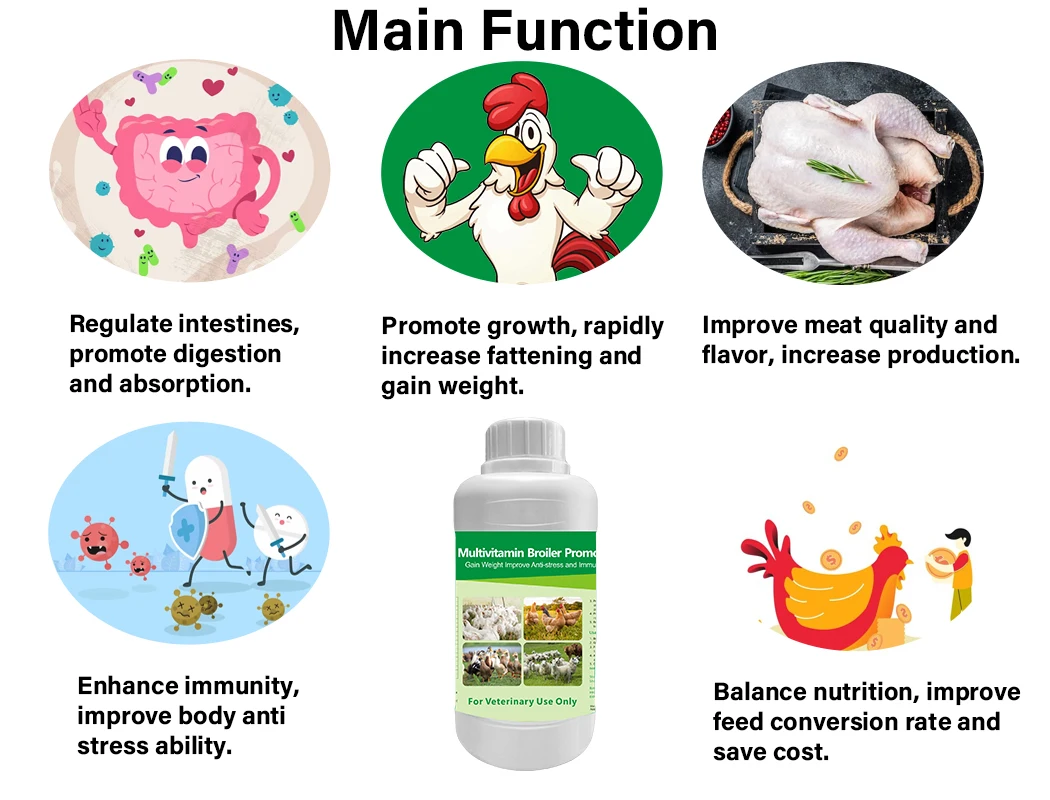 Broiler Feed Additives Poultry Concentrated Vitamin Ad3e For Poultry ...