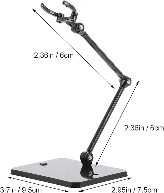 Custom Pvc Figures Stands Adjustable "poseable" Plastic Action Figure ...
