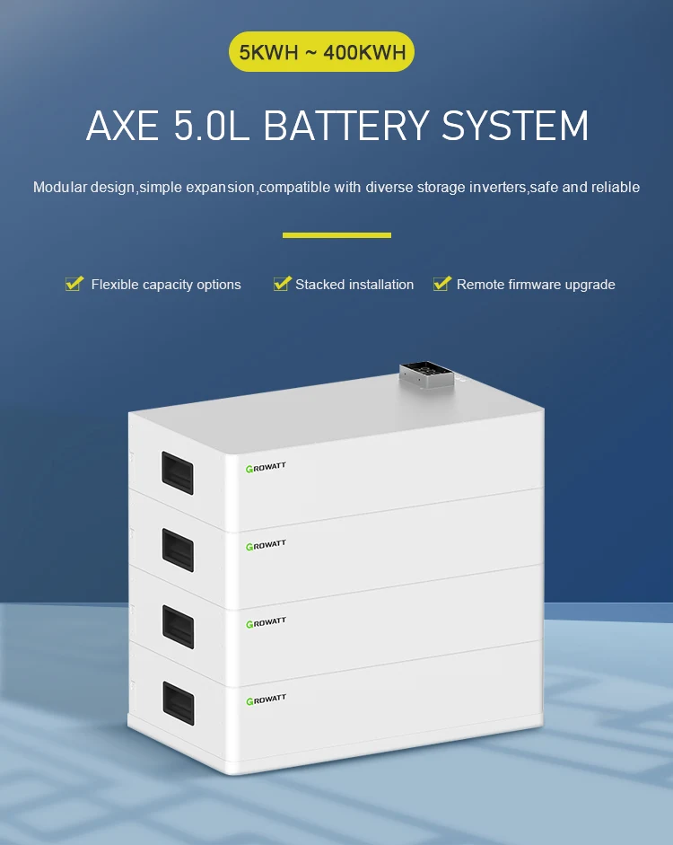 Growatt Axe 5.0l Lifepo4 51.2v 10kwh 20kwh 30kwh 50 Kwh Lithium Battery ...
