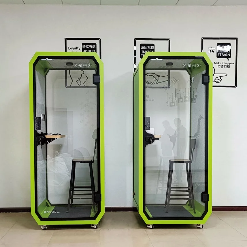 Container Work Pods Mobile Soundproof Boothes Single Person Acoustic ...
