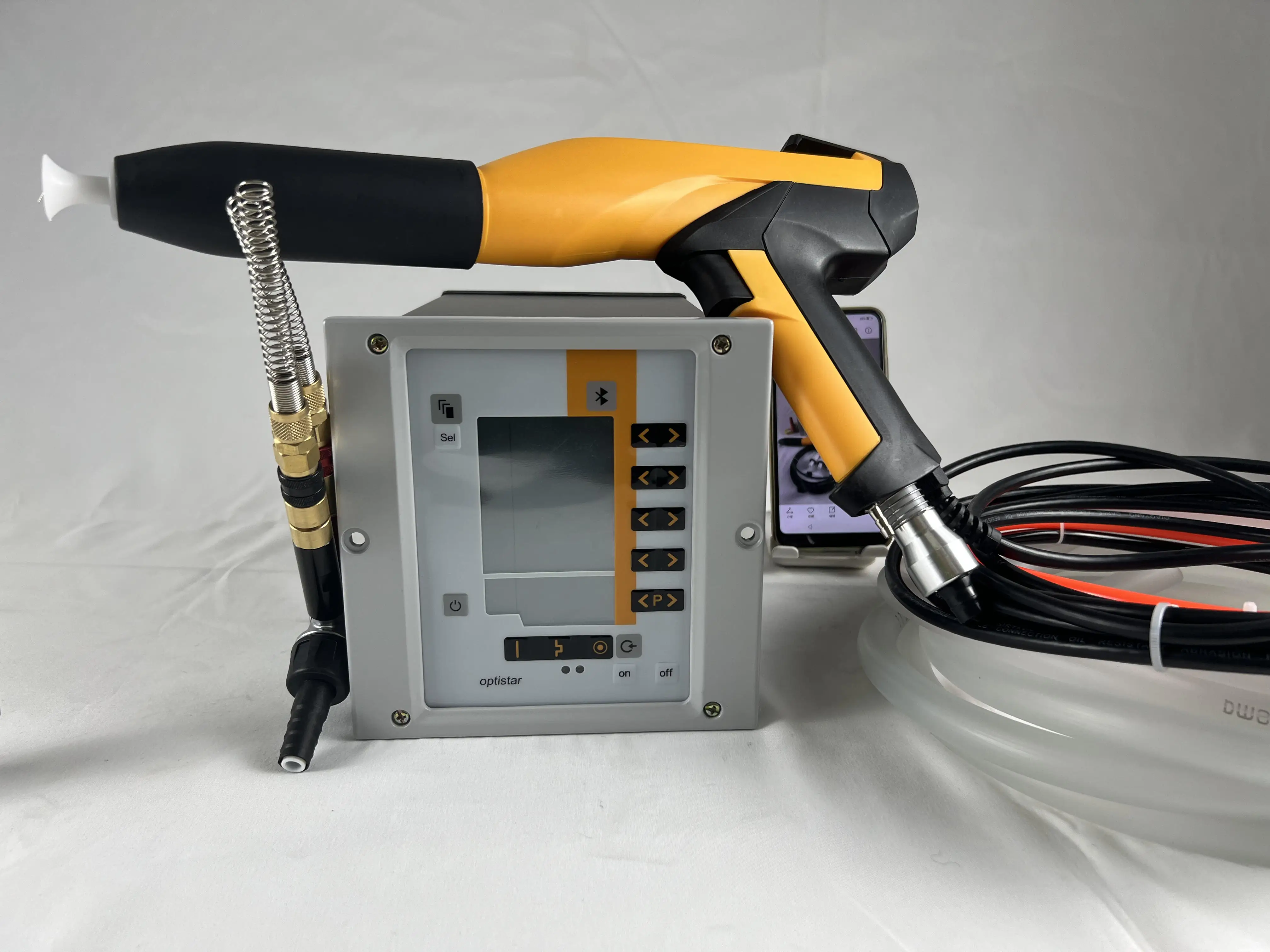 PK-0856 Hot Adjustable Voltage Laboratory Powder Coating Machine Powder ...