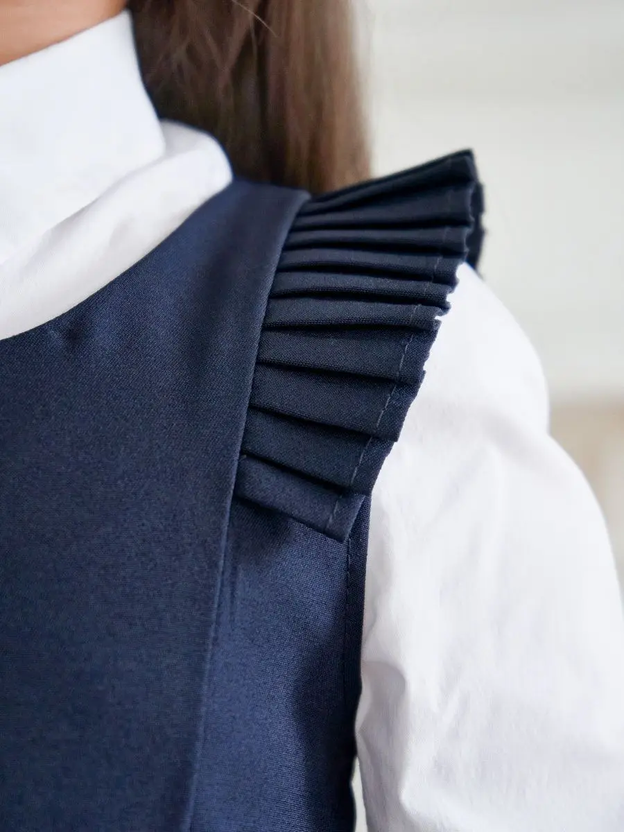 Wholesale Oem Custom School Uniform Jumper For Girls Navy Blue Uniform ...