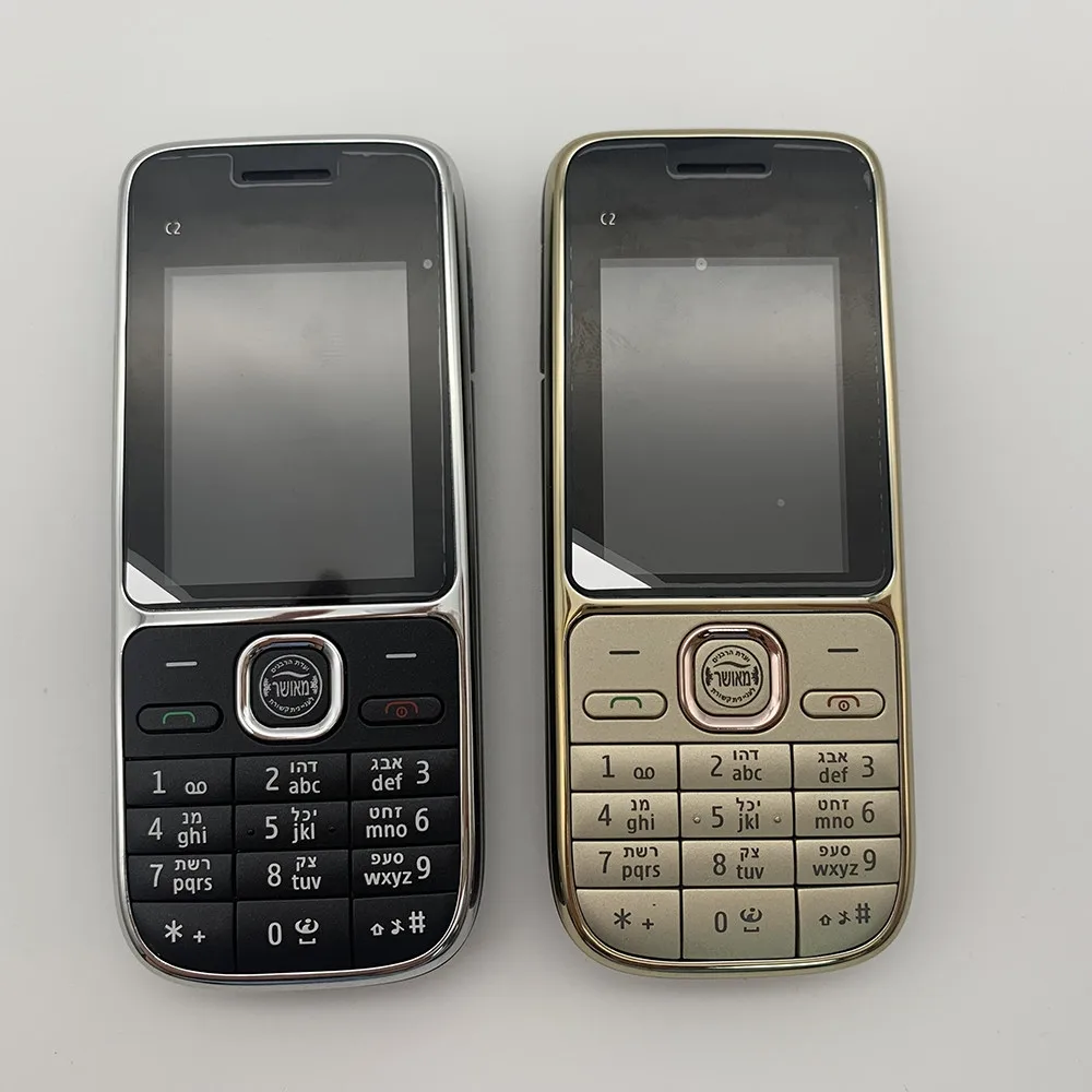 Original C2-01 Mobile Phone Cellphone & Russian Arabic Hebrew English ...