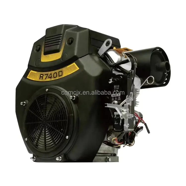 Rato RV740 24HP V Twin Cylinder Gasoline Engine - High Rigidity