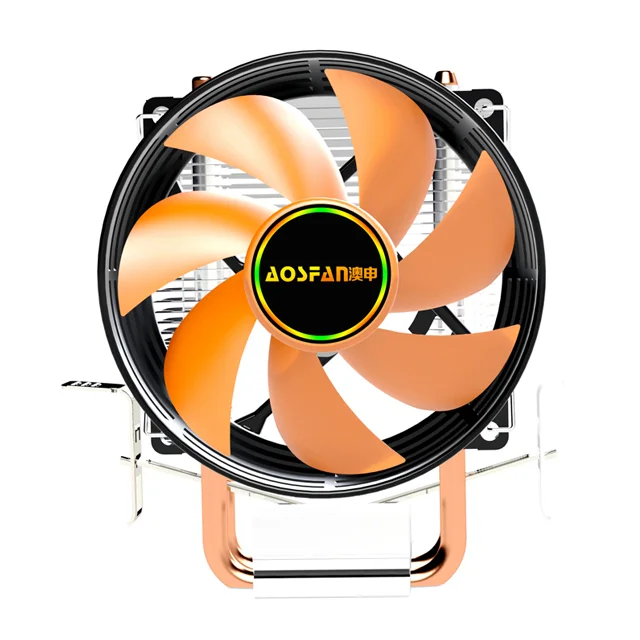 Cpu Copper Tube Heat Pipe Radiator Silent High Quality Control Air ...