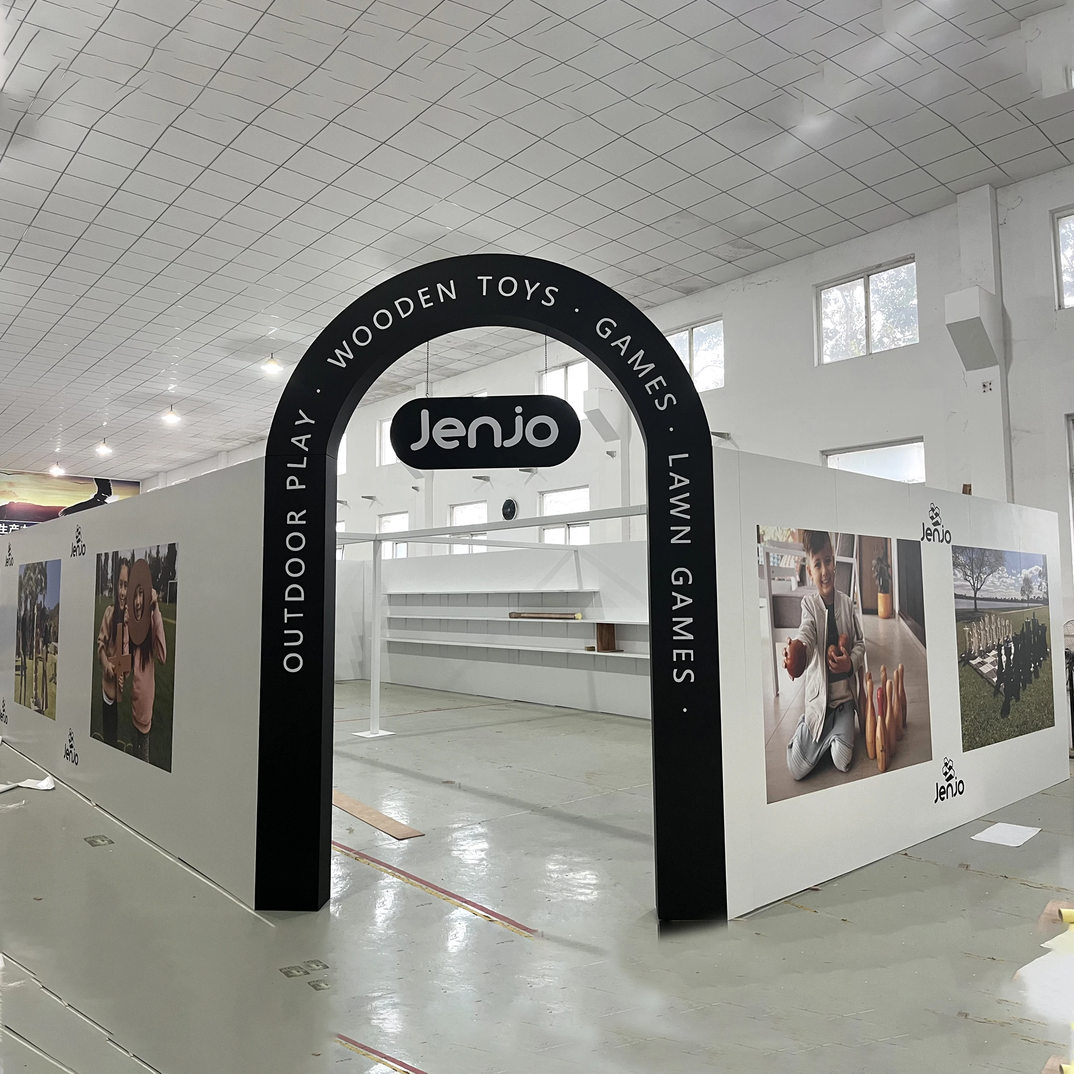 Fast Assemble Mock Up Free Modular Panel Wall Separation Exhibition ...