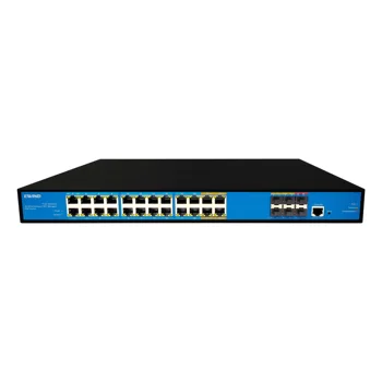 Poe 24 Port Switch Managed Gigabit Network Switches 24 100/1000m Rj45 ...