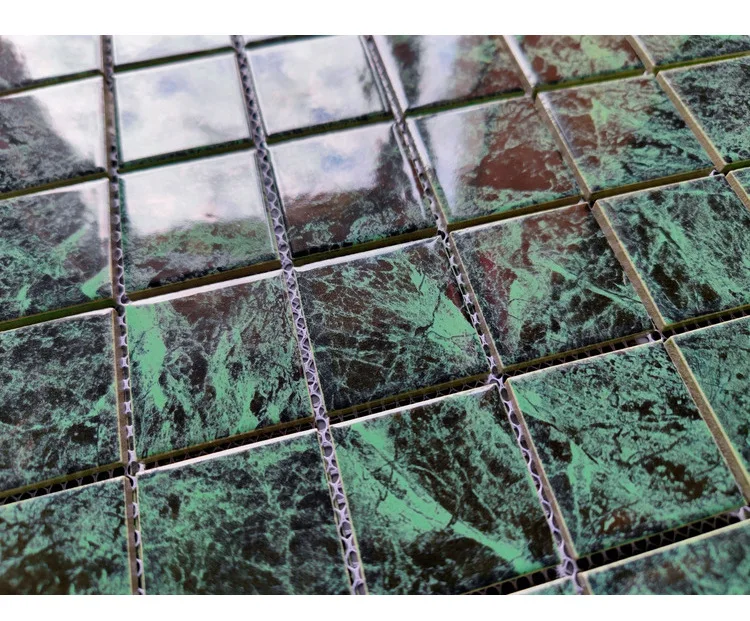 Longstar Latest Hotselling Green Marble Mosaic Tile for Bathroom ...