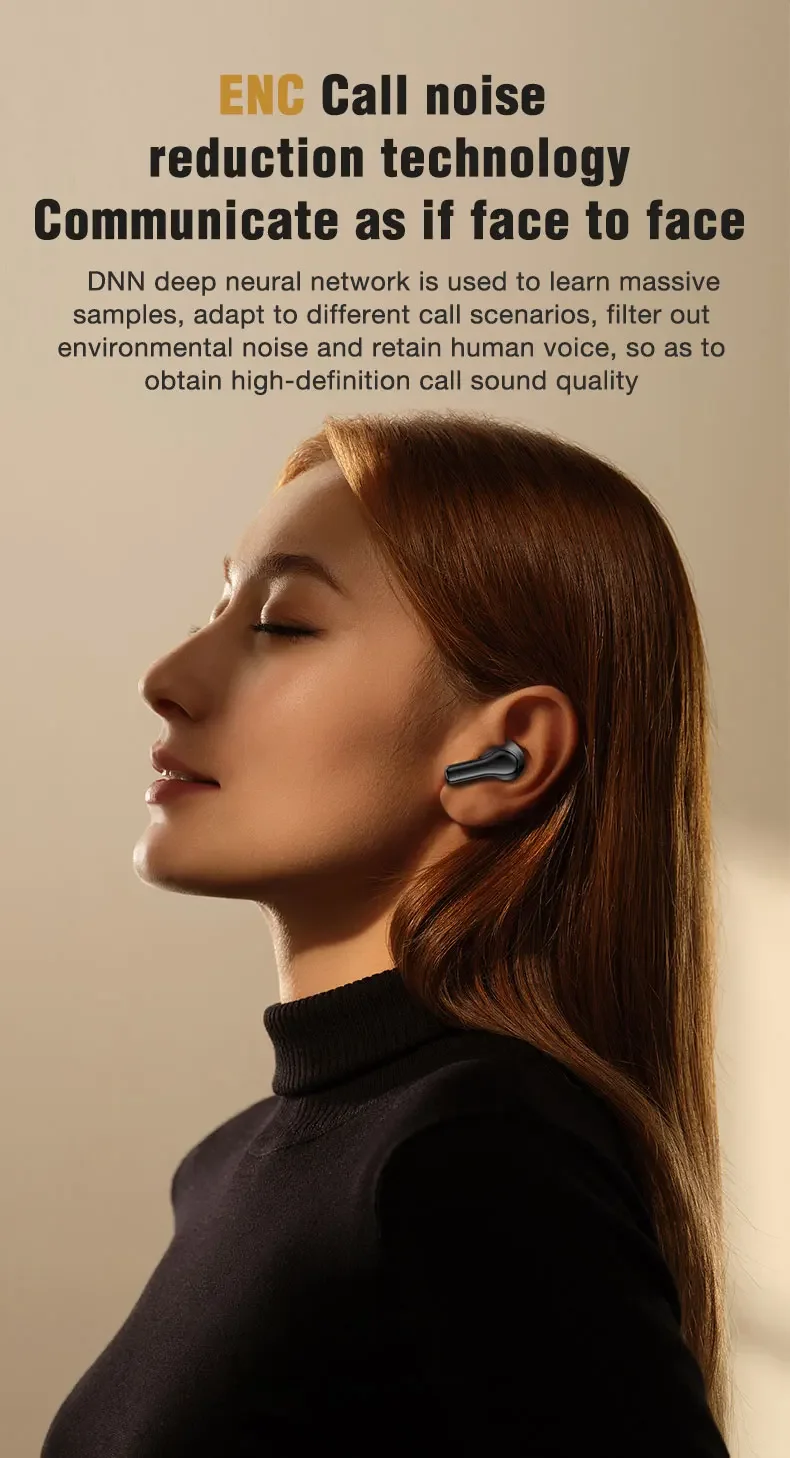 Trulyway 6 MIC Noise Cancelling Wireless Bluetooth Earphones