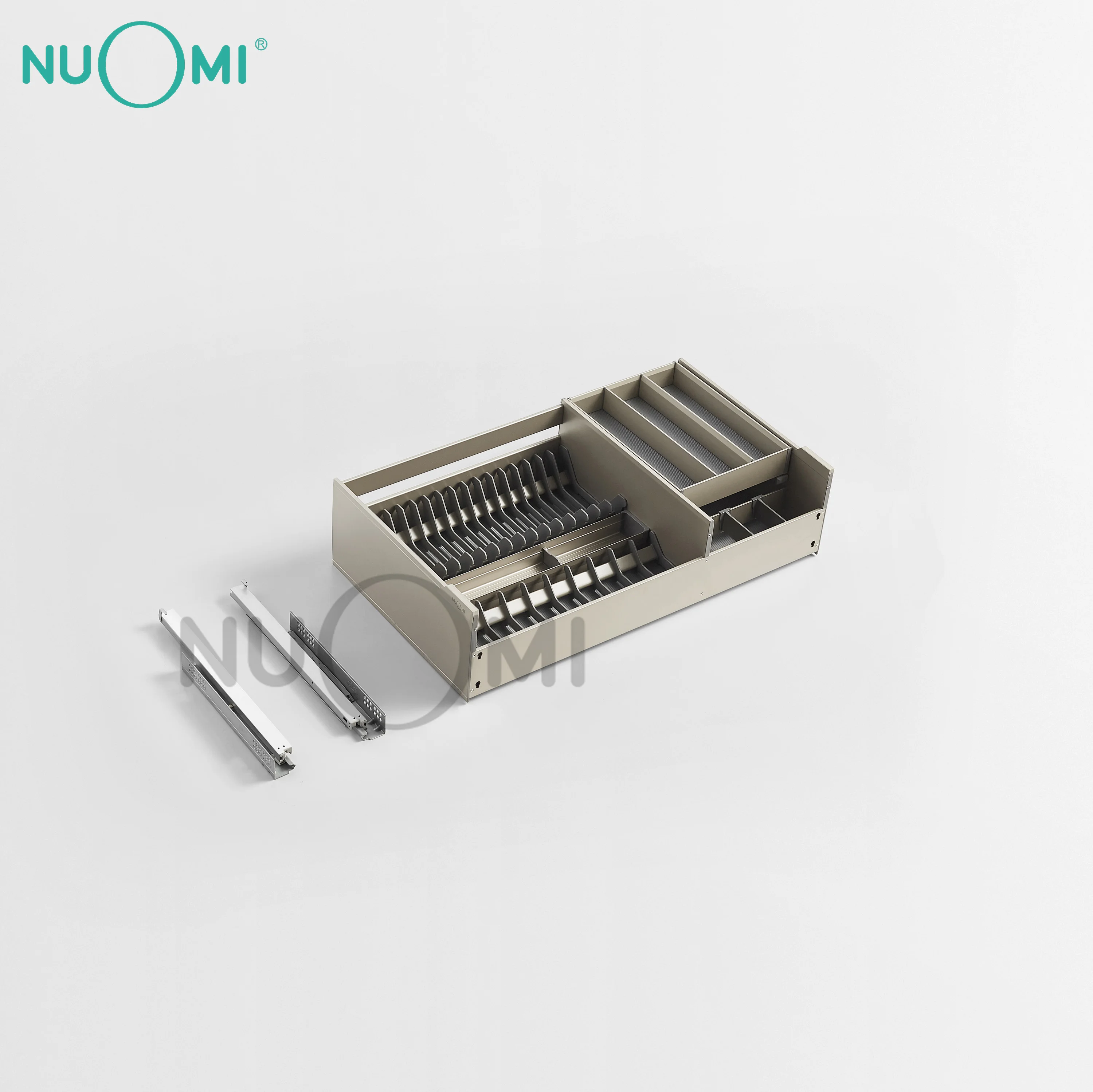 NUOMI Kitchen Storage - Efficient Two Tiers Pull Out Basket