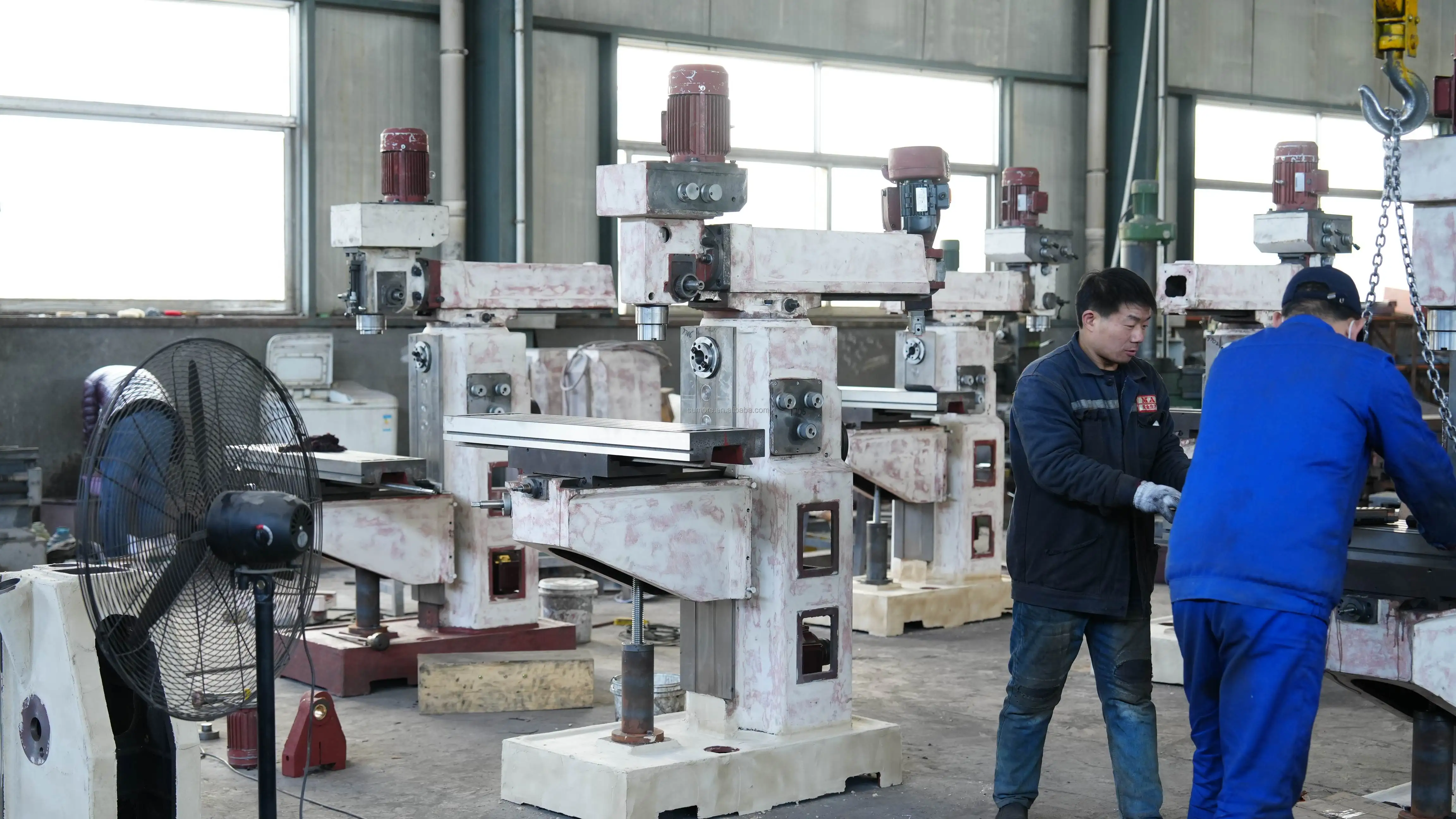 Sumore High-Speed Iso40 Vertical Turret Milling Machine X6325 X6328 3 ...