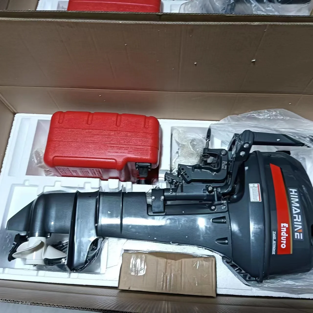 Himarine Long Shaft Outboard Motor 2-stroke 15hp 2 Stroke Engine Manual Boat Moter 2 Stroke ...