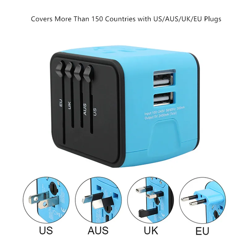 All-in-one International Charger Adapter Worldwide Travel Adapter ...