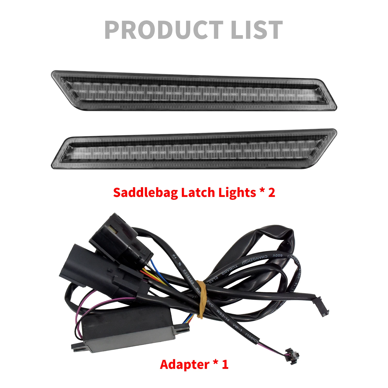 Motorcycle Saddlebag Led Latch Turn Signal Light For Harley Touring ...