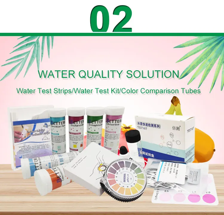 SN-1011 Rapid Testing Drink Water test Kit Paper Thermometer Aquarium ...