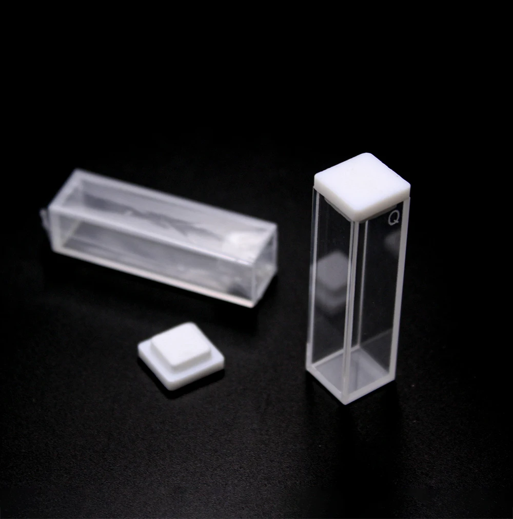 Microlab Scientific 10mm Quartz Glass Cuvette - Clear & Durable