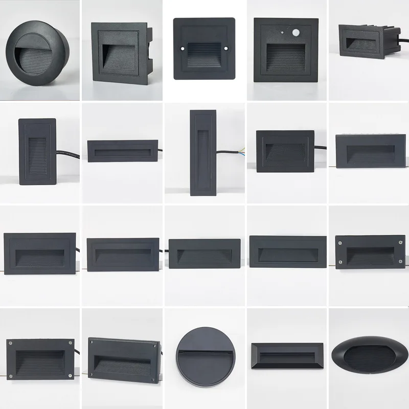 Outdoor Stair Light Modern Style Aluminum Ip65 Led Recessed Light Step ...