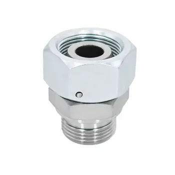 Carbon Steel External Thread Straight Pipe Joint Hydraulic Hydraulic ...