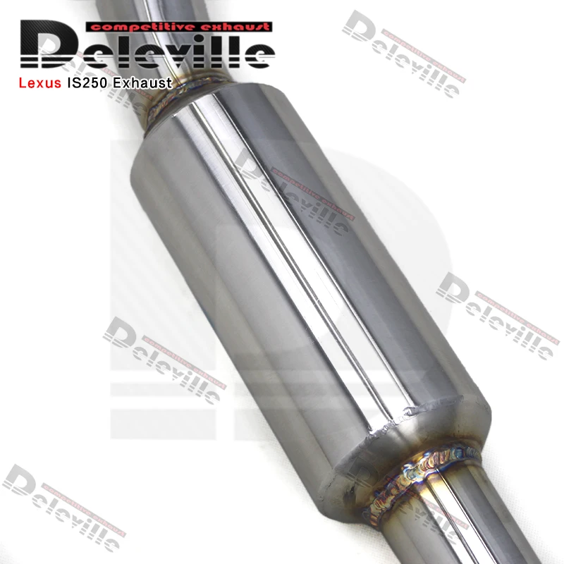 304 Stainless Steel Exhaust Midpipe for Lexus IS250 IS300 IS350