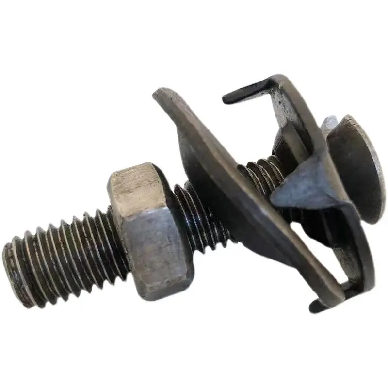 Din15237 Stainless Steel 304 316 Flat Head Fanged Elevator Bucket Belt Bolt - Buy Under Head Hex ...