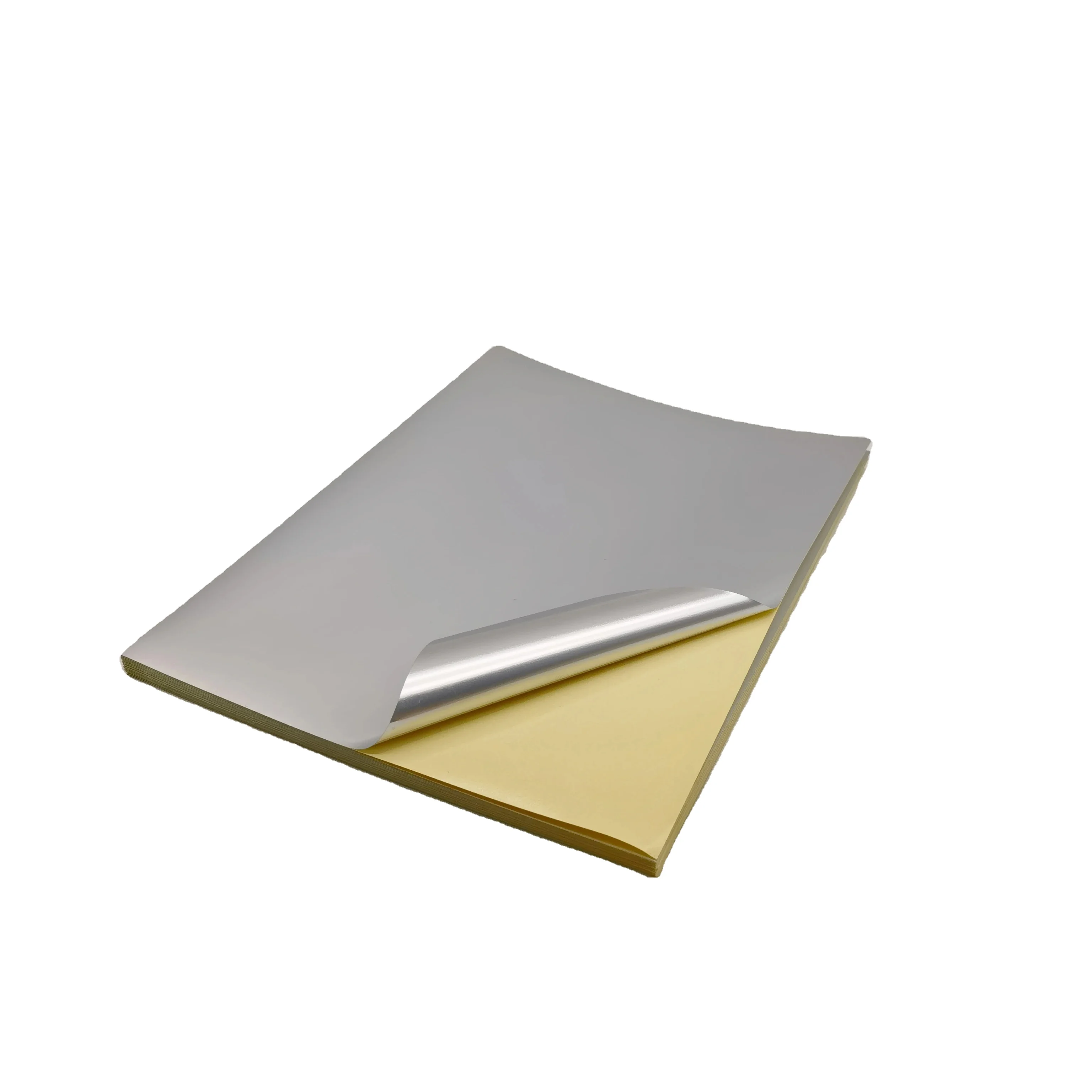 PET Matte Silver Paper 50 Sheets A4 Matte PET Custom Adhesive Stickers ...