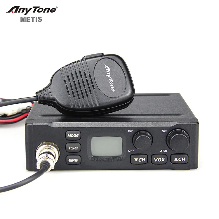 Anytone Metis 27mhz Mobile Cb Radio 4w Small Radio Am Fm 80 Channel ...