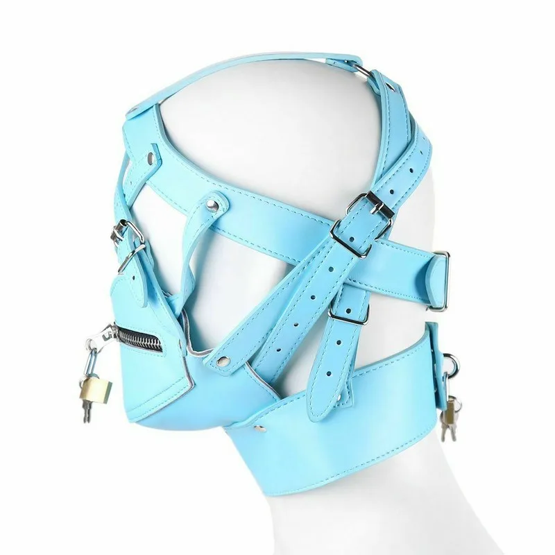 Alibaba.com: Free Custom Box - 1 Gimp Head Harness Lockable Riding Mask ...
