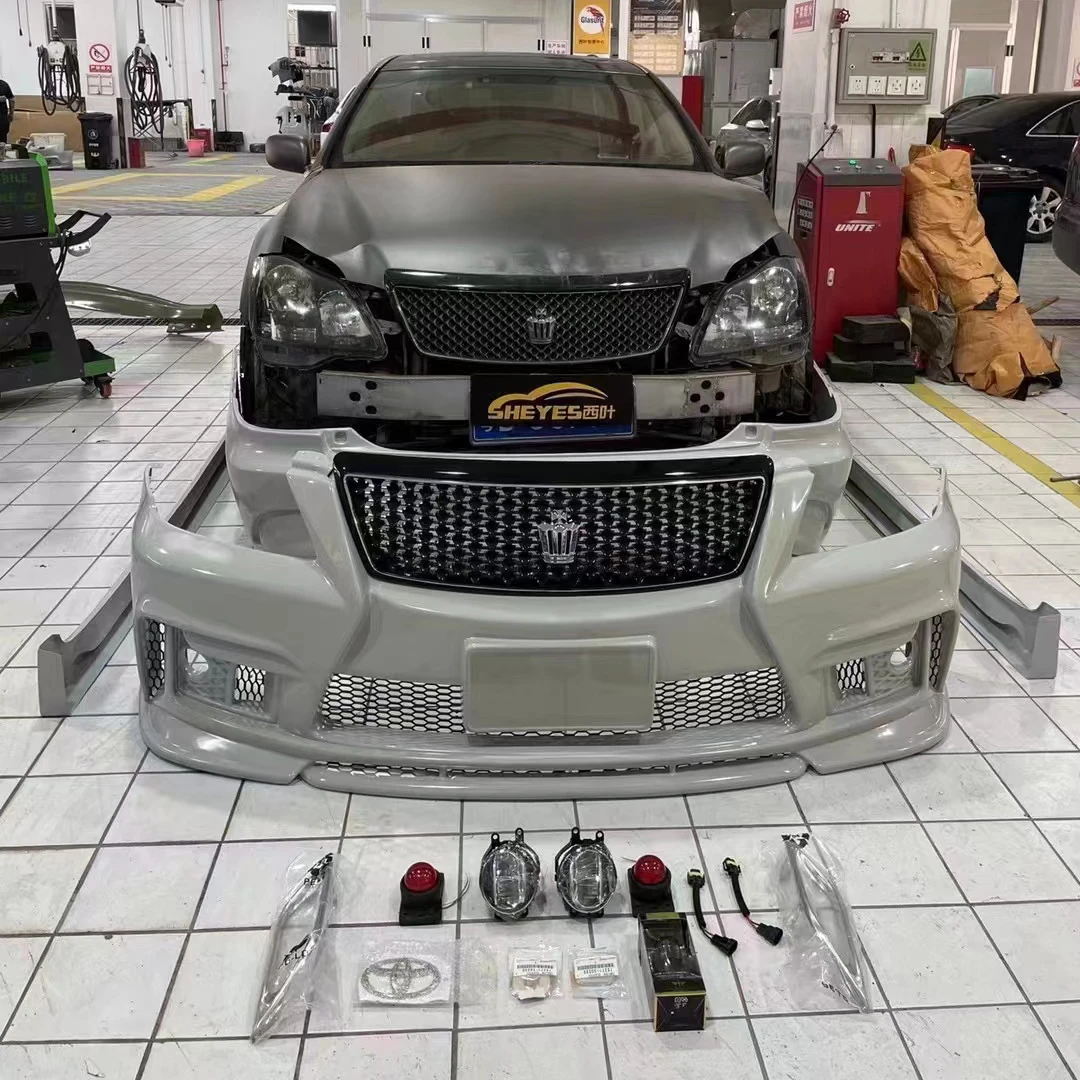 Ag Body Kit Front Bumper Side Skirt Upgrade Bumper For Toyota Crown ...