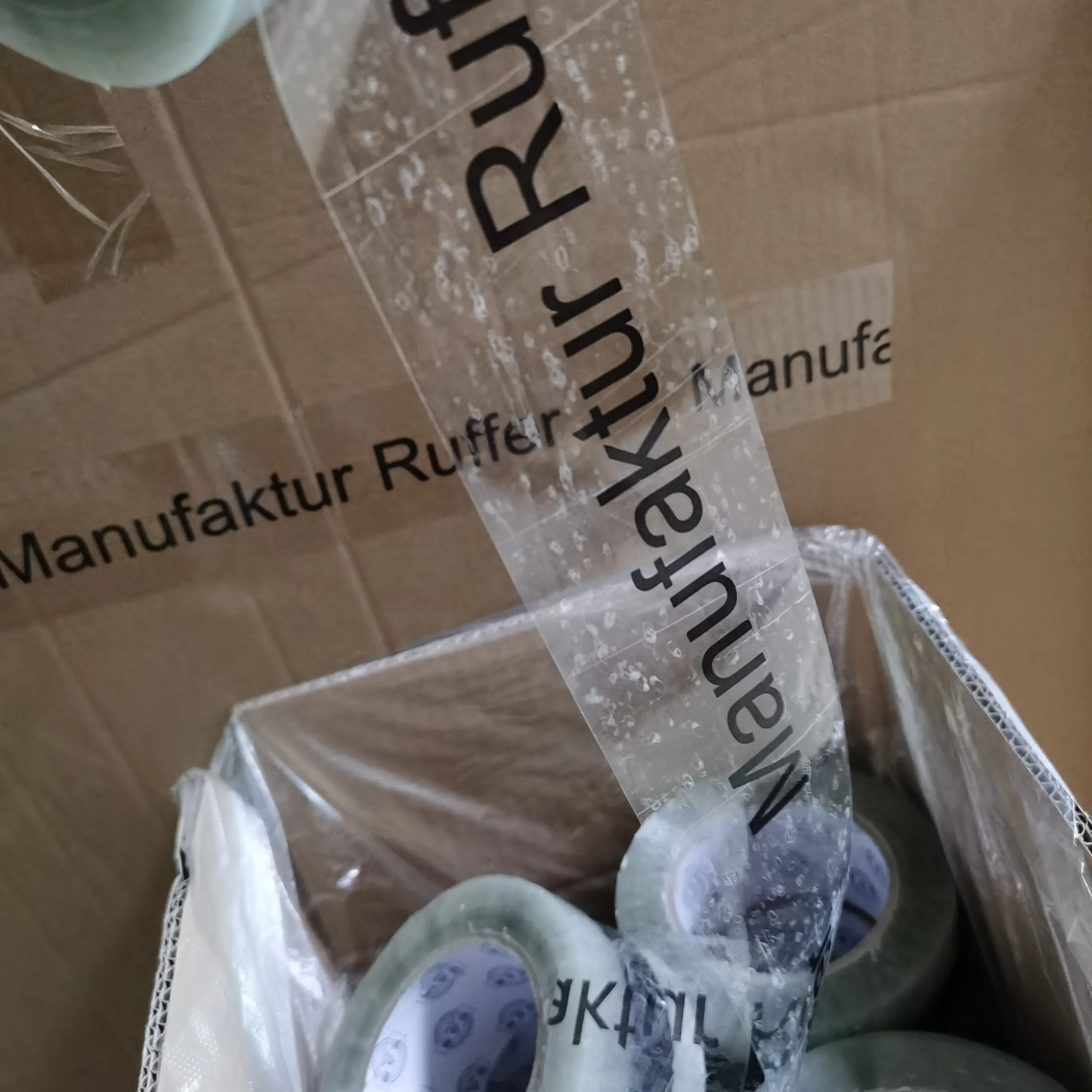 Mailing Box Packaging Tape Custom logo Printed clear Plastic Adhesive ...