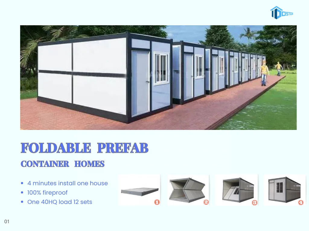 2024 Luxury 20ft Prefab Folding Container House for Sale