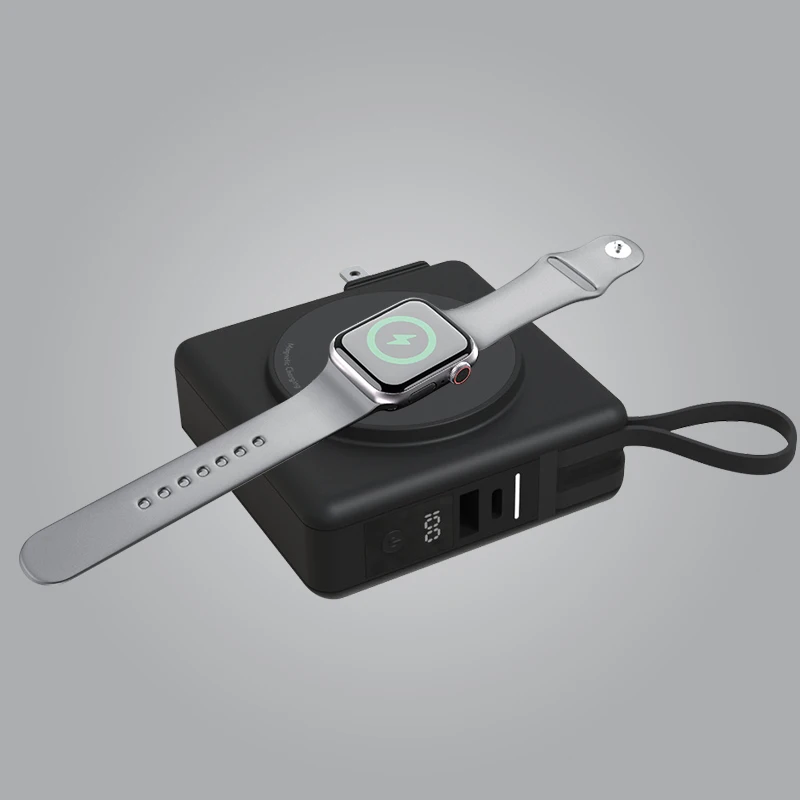 Oem 3 In 1 Magnetic 10000Mah Power Bank With Plug Pd22.5W Portable ...