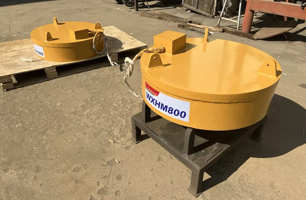 Weixiang High Strength Metal Scrap Lift Excavator Magnet Electromagnet ...