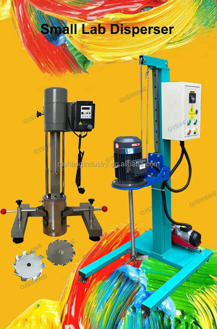 Variable Speed Frequency Laboratory Disperser Dissolver Paint Mixer ...