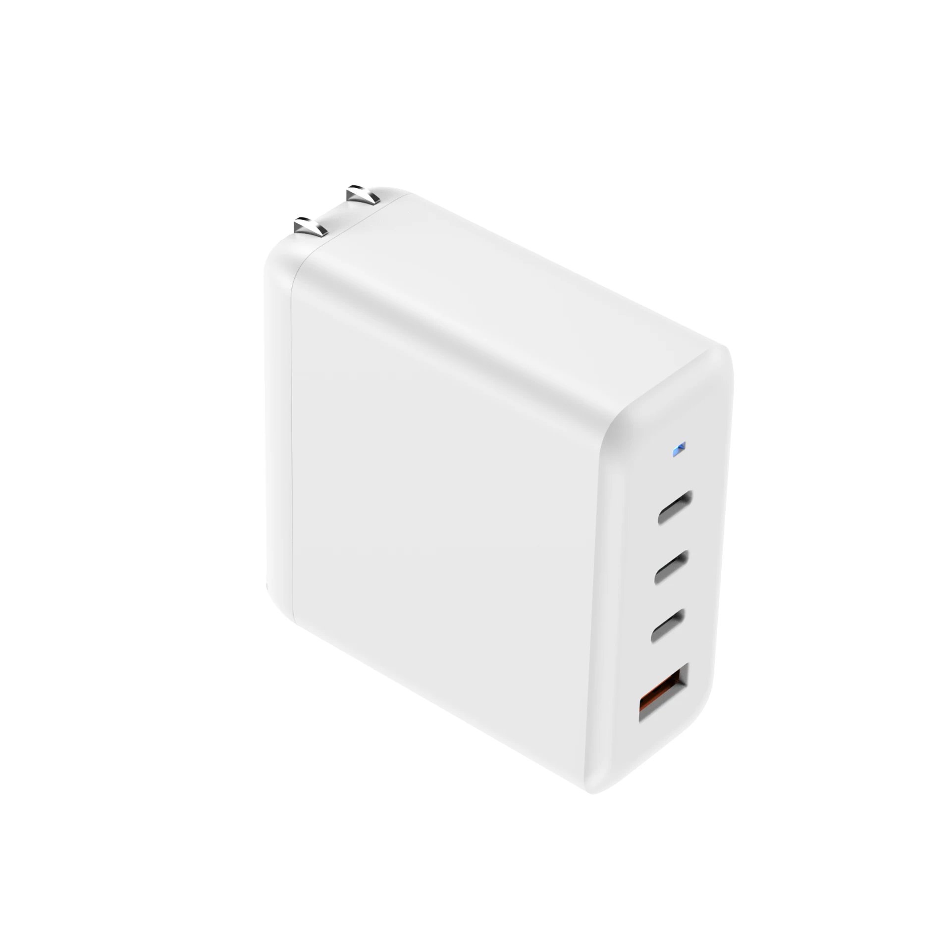 100w 4-port Portable Type-c Desktop Charger Fast Gan Pd Wall Charger ...