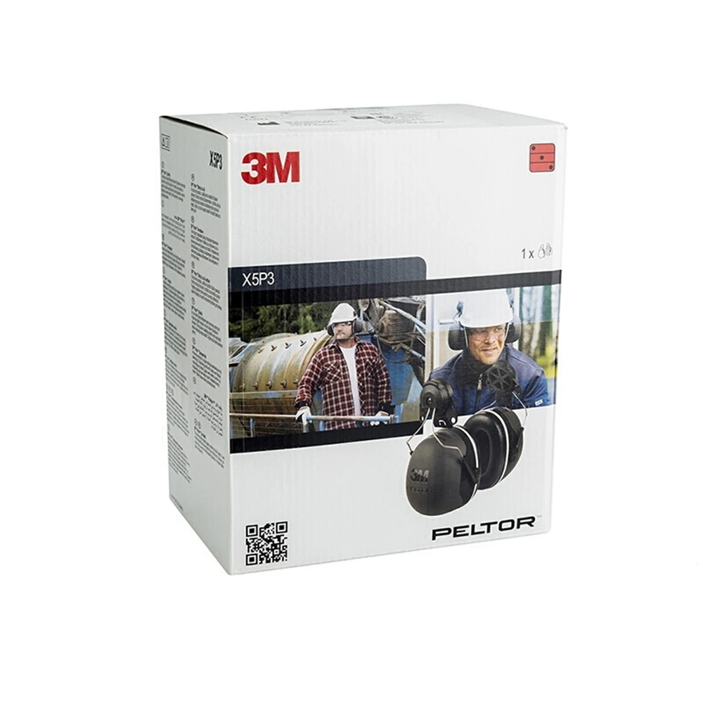 3m X5p3 Cap-mount Earmuffs Protective Professional Soundproof Ear Muffs Anti-noise Sleeping ...