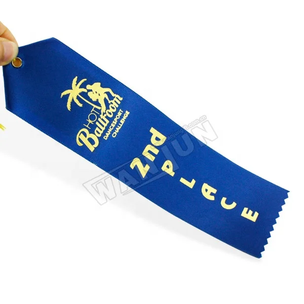 Customize Design Printing Bulk Satin 8" Sport Ribbon Award 1st 2nd 3rd ...