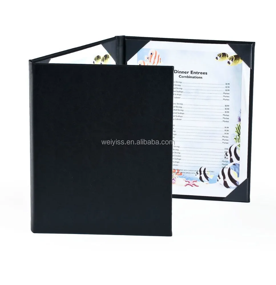 Cover Menu Restoran - Premium Leather Bar Menu Covers
