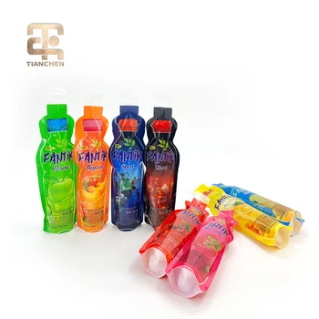 Customized Plastic Shaped Liquid Injection Water Sachet Plastic Drink ...