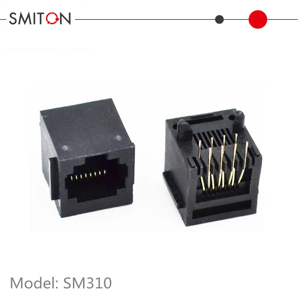 Rj45 8p8c Modular Jack Female Connector - Buy Rj45 Female Connector ...