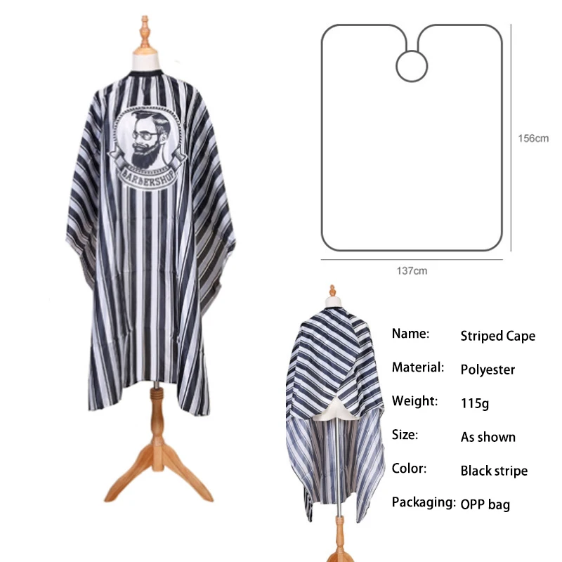 Professional Barber Cape Custom Logo Wholesale Printed Designer Salon ...