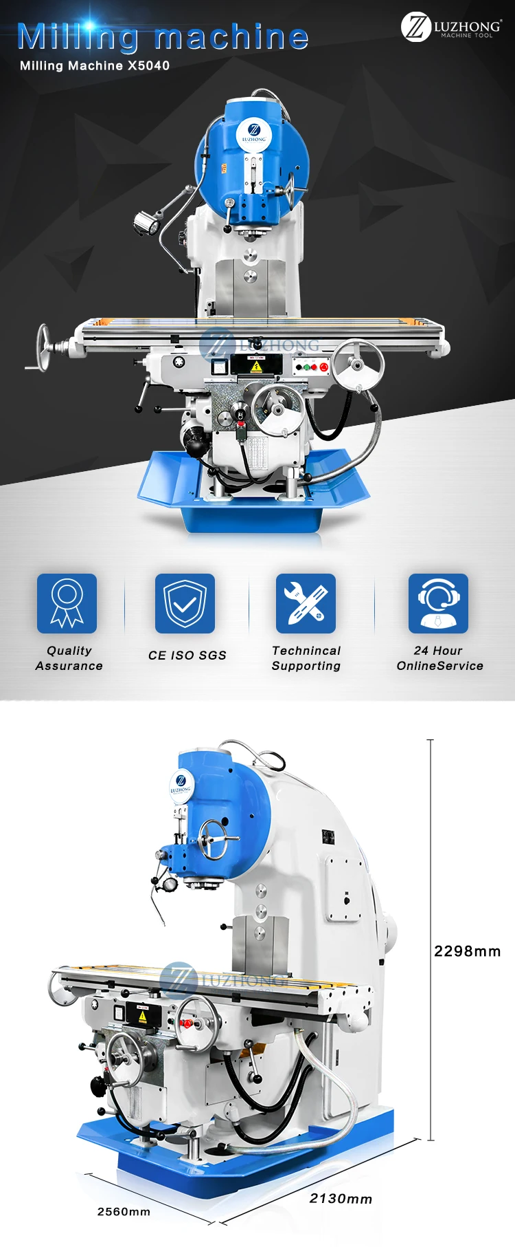 High Quality Standard X5032 X5040 X5045 Vertical Metal Manual Milling Machine - Buy Vertical ...