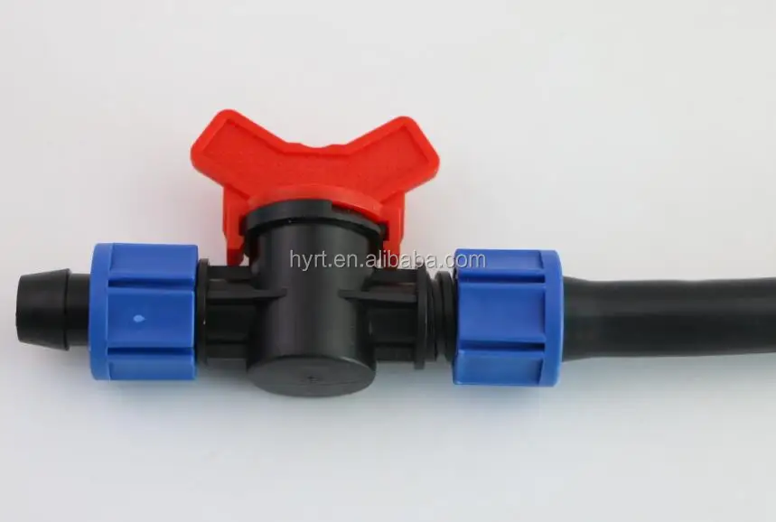 Plastic Mini Valve Lock Tape Coupler for Drip Irrigation